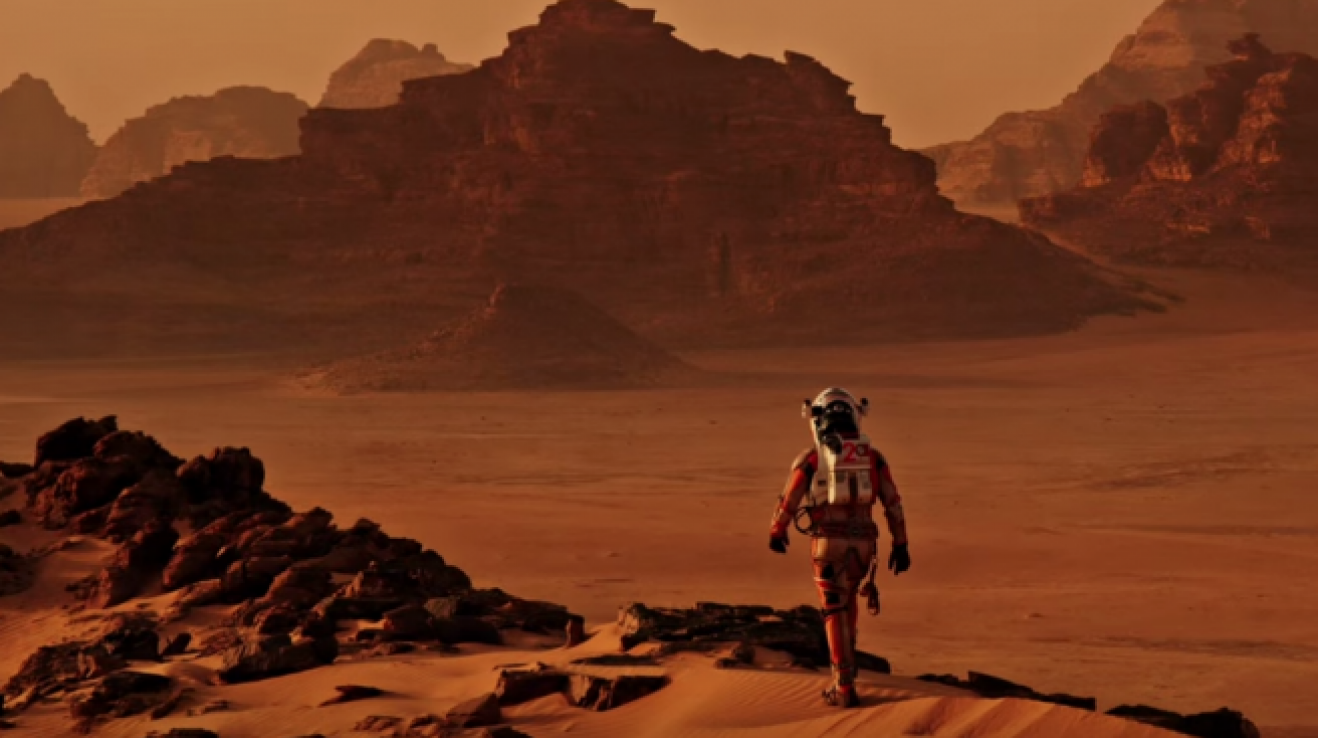 První pořádný pohled na Mars z družice: před 47 lety nafotila sonda ...