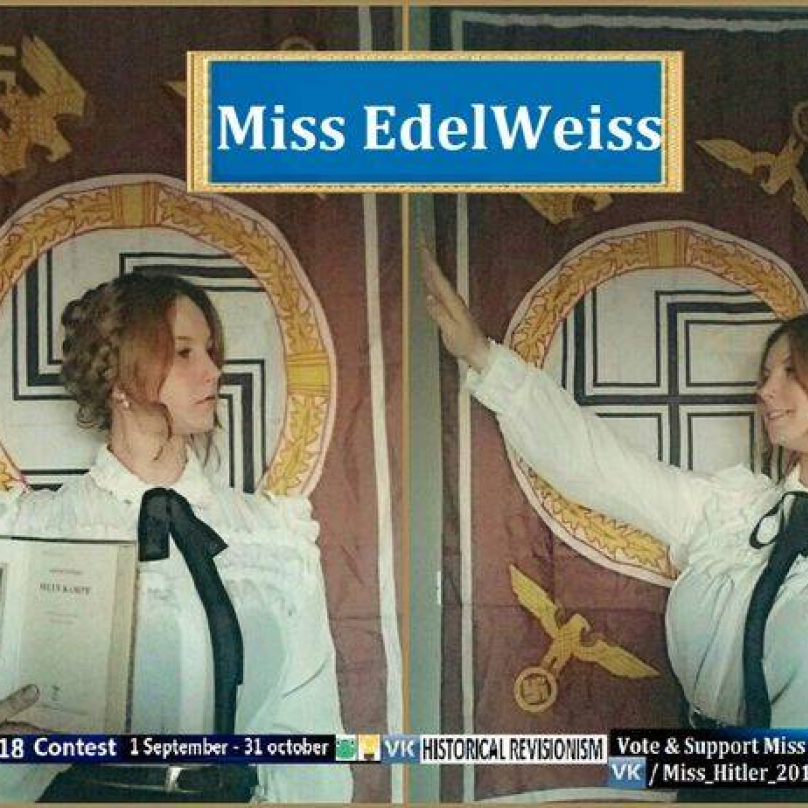 O výherkyni v soutěži Miss Hitler hlasovali lidé z celého světa ...